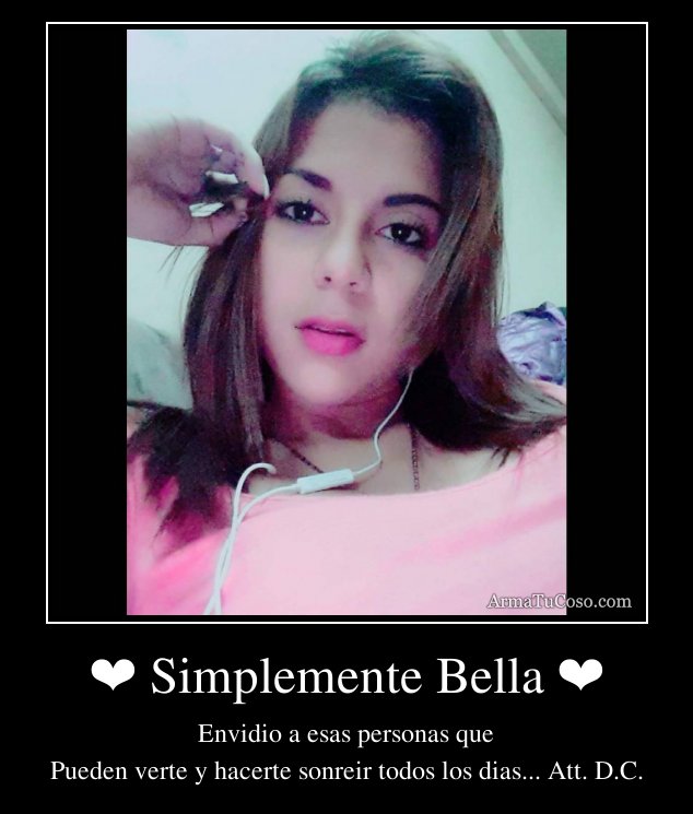 Simplemente Bella
