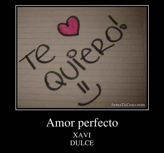 Amor perfecto