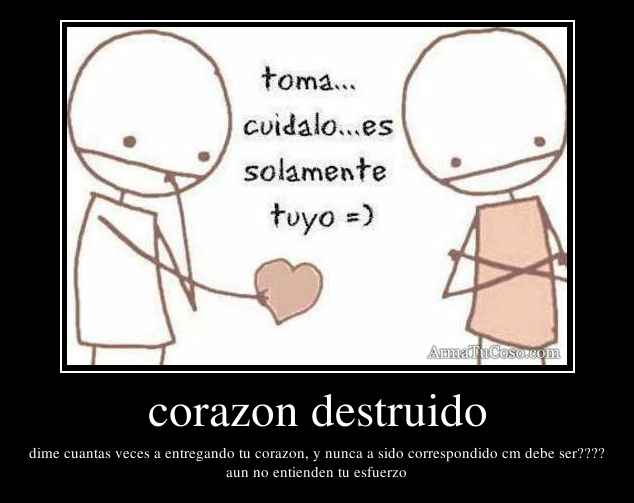 corazon destruido