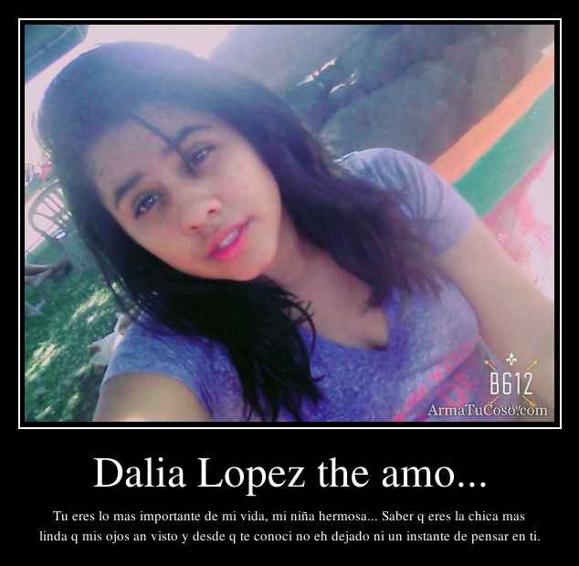 Dalia Lopez the amo...