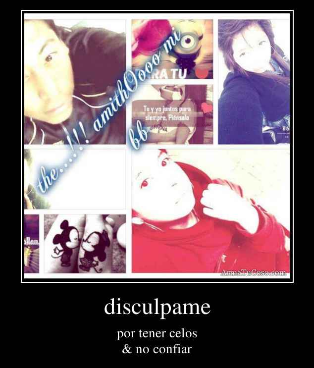 disculpame