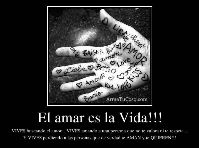 El amar es la Vida!!!