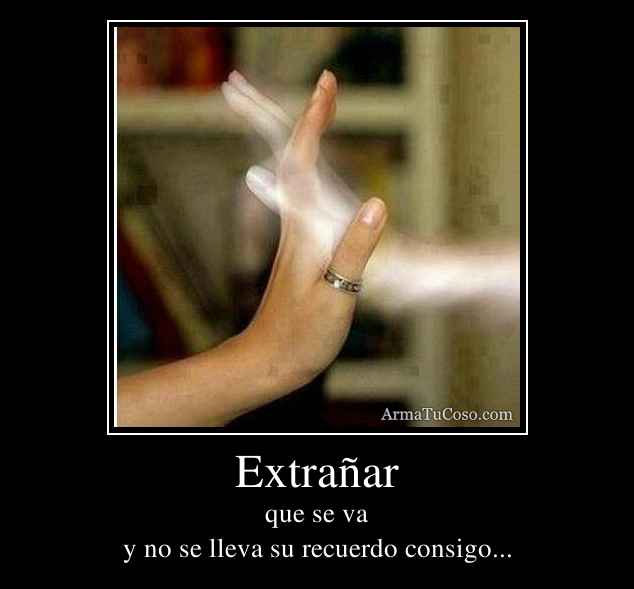 Extrañar