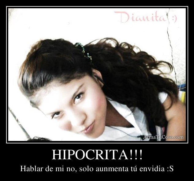 HIPOCRITA!!!