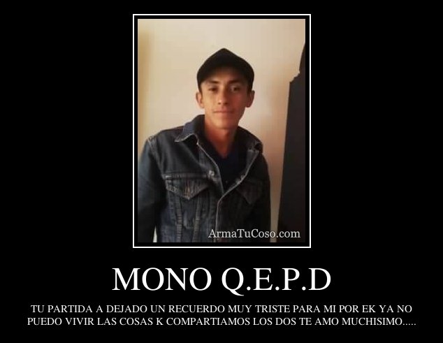 MONO Q.E.P.D