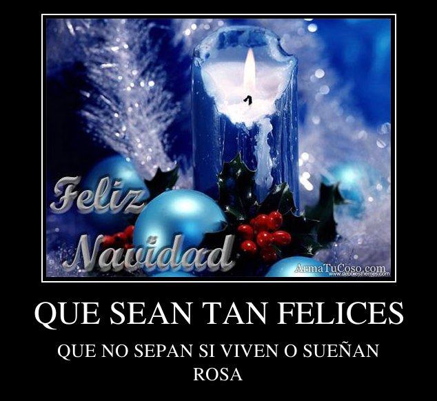 QUE SEAN TAN FELICES