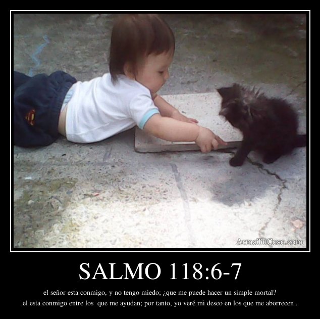 SALMO 118:6-7