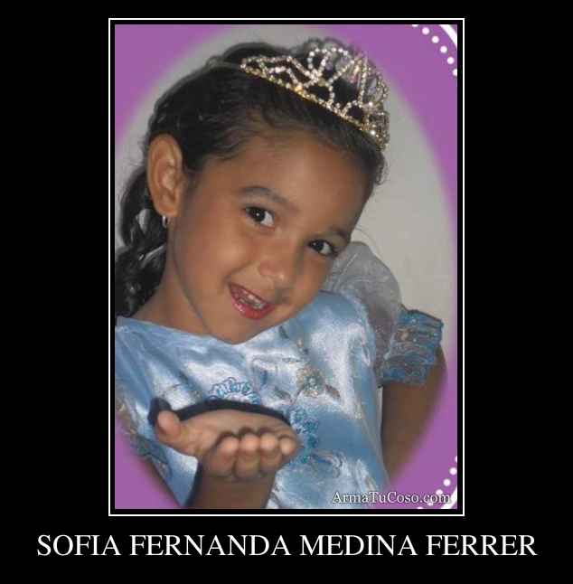 SOFIA FERNANDA MEDINA FERRER